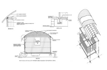 Paper Log House - Shigeru Ban