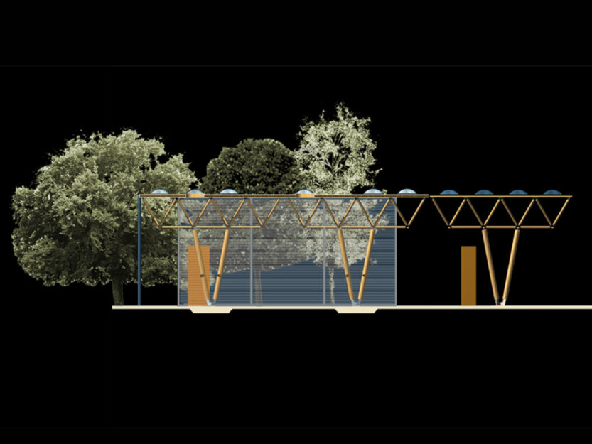 Paper Pavilion for Kew Gardens - Shigeru Ban