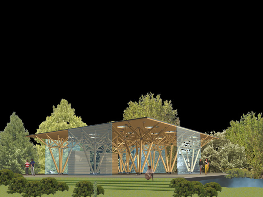 Paper Pavilion for Kew Gardens - Shigeru Ban