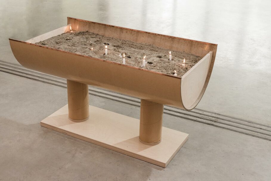 Cardboard Cathedral Furniture - Shigeru Ban