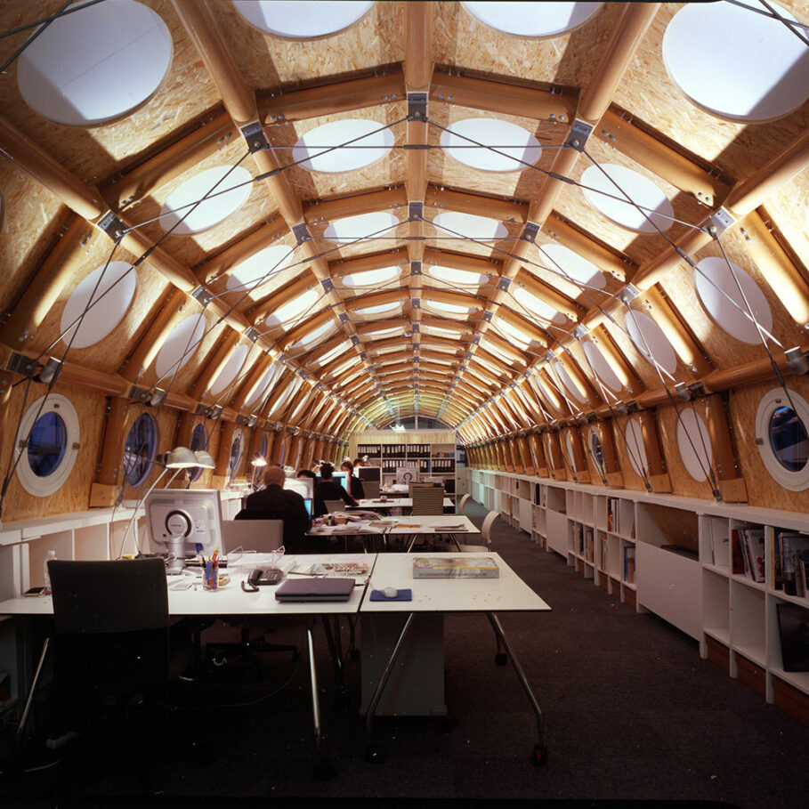 Paper Temporary Studio - Shigeru Ban