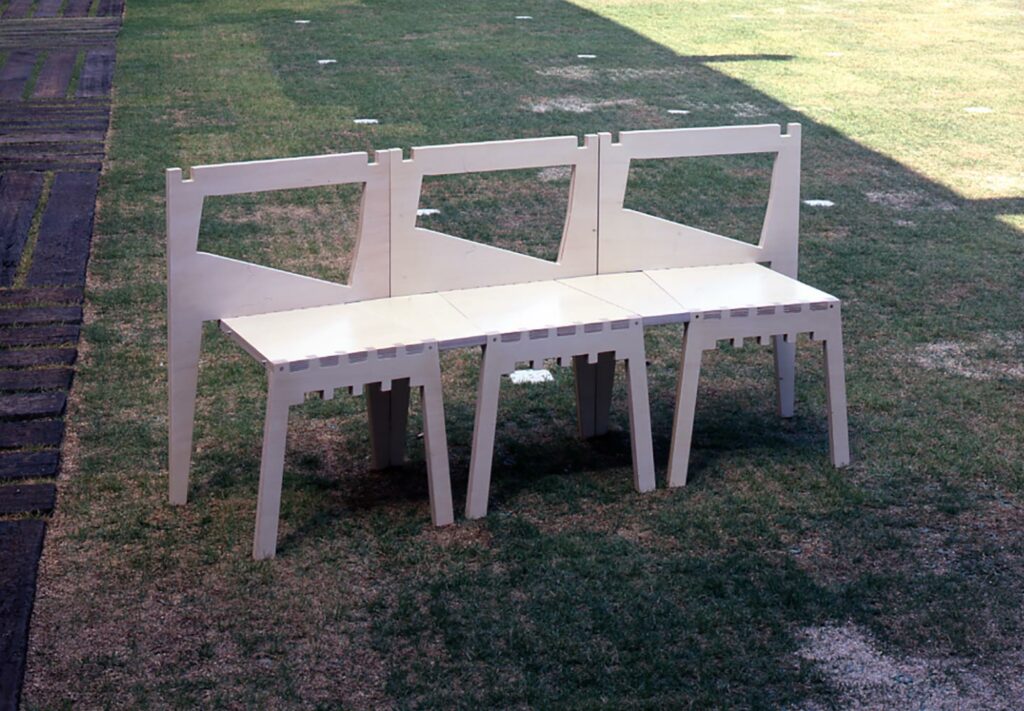 Takatori Catholic Church chair - Shigeru Ban