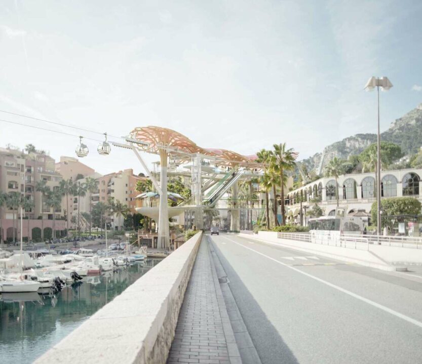 Monaco Cable Car Mid Station - Shigeru Ban