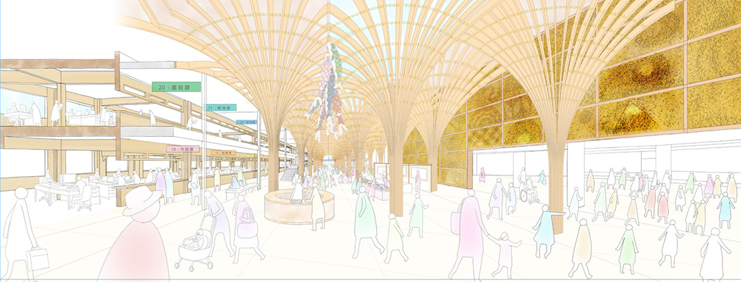 Isa City Hall - Shigeru Ban