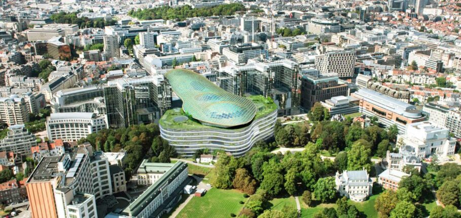 European Parliament - Paul-Henri SPAAK Building Brussels - Shigeru Ban