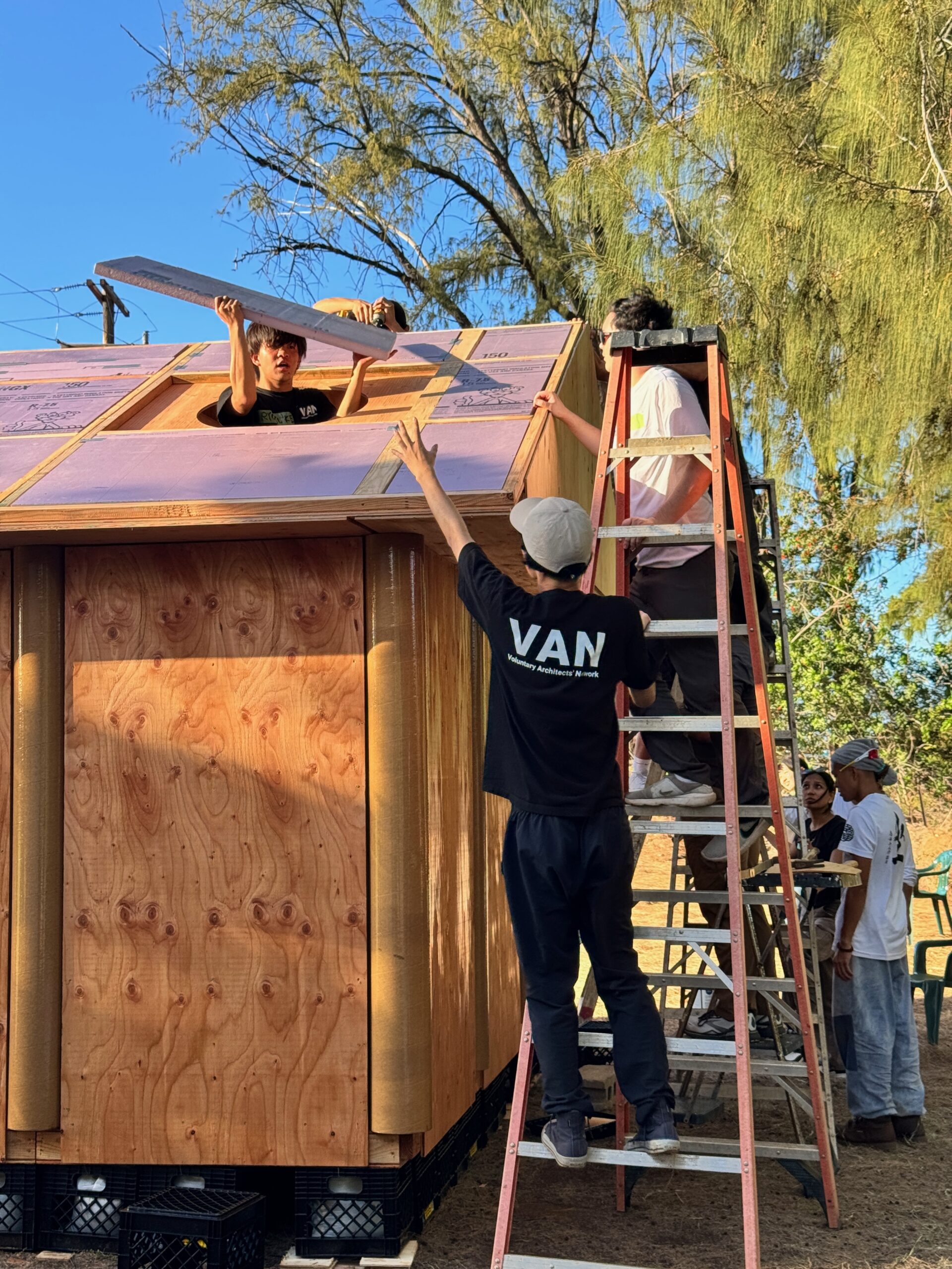 Maui Paper Log House - Shigeru Ban